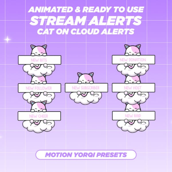 Cat Twitch Alerts - Etsy