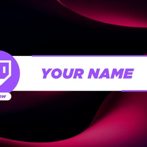 Animated Custom Lower Third Social Media Button Name for Youtube, Instagram, Twitter, Twitch ...