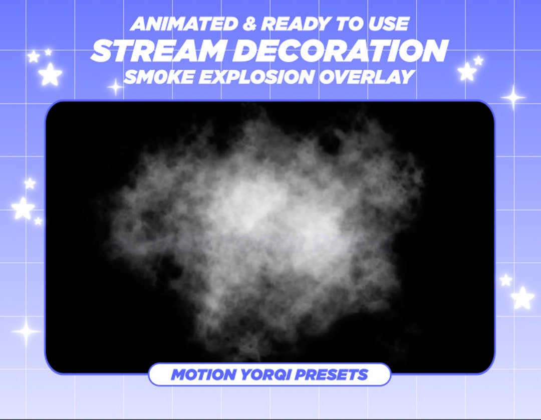 5 Animated Twitch Stream Smoke Explosions Overlays, Smoke Twitch Alert ...