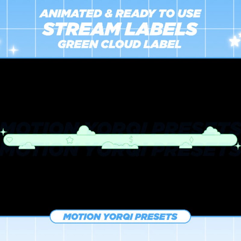 Twitch Animated Label Bar - Etsy