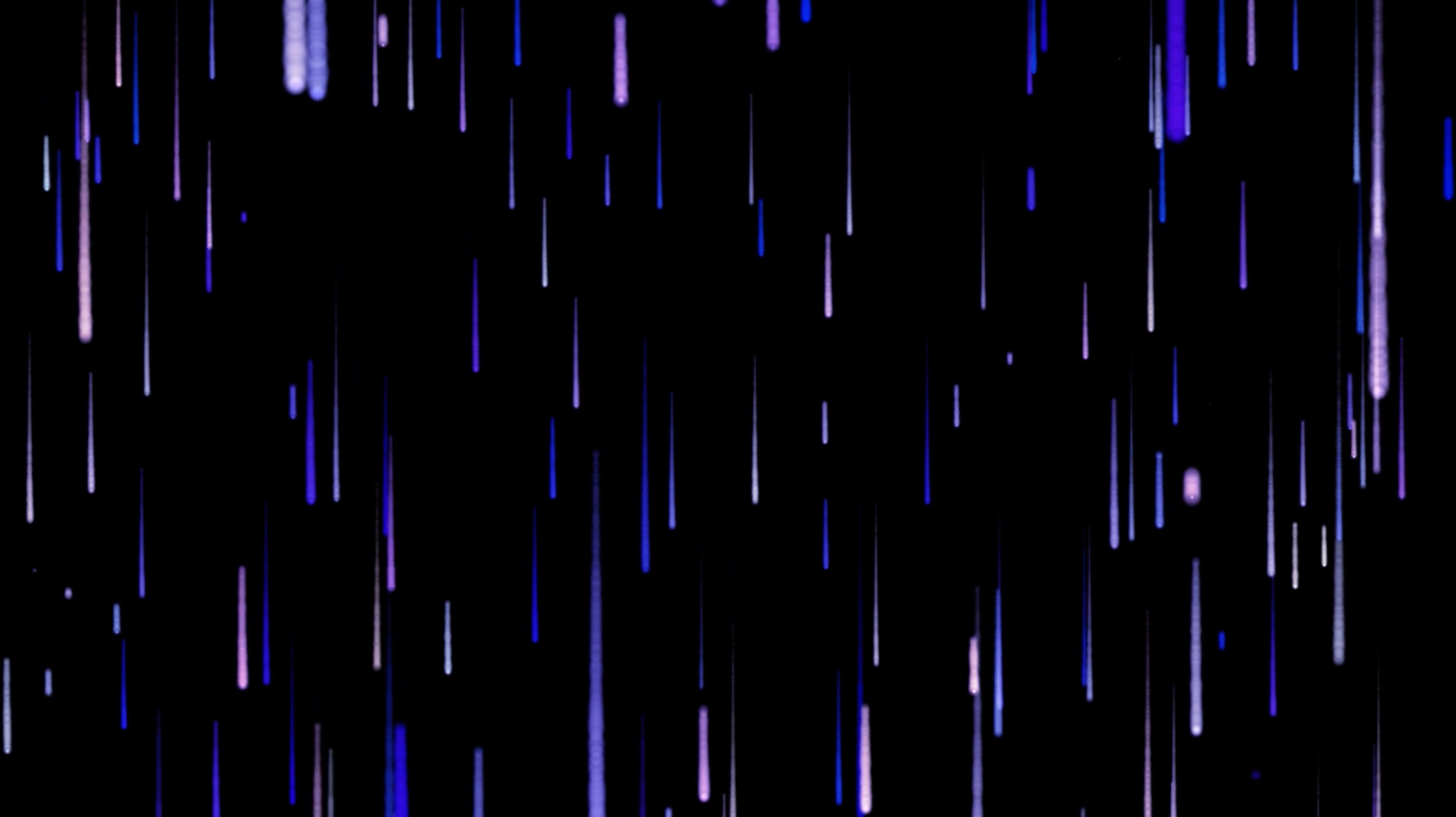 Animated Twitch Stream Blue Falling Particle Overlay, Kawaii, Vtuber ...