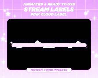 Pink Celestial Dream Animated Stream Overlay Pack Stream - Etsy
