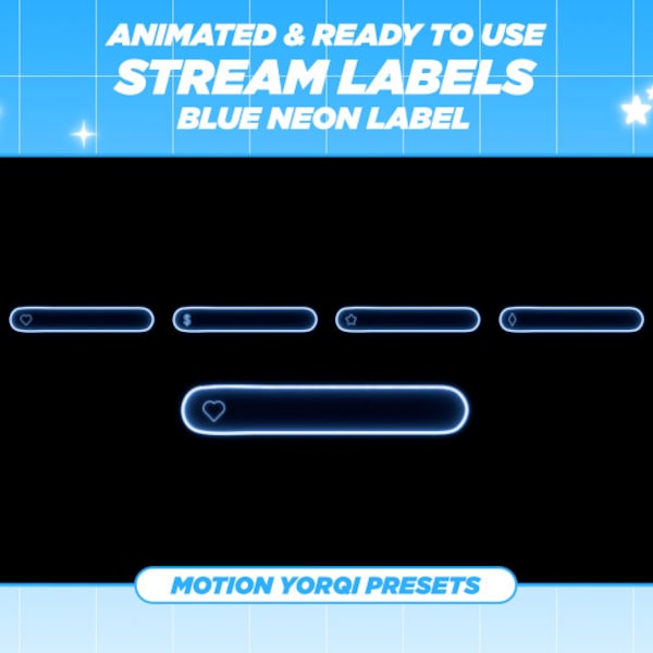 Twitch Animated Label Bar - Etsy Ireland