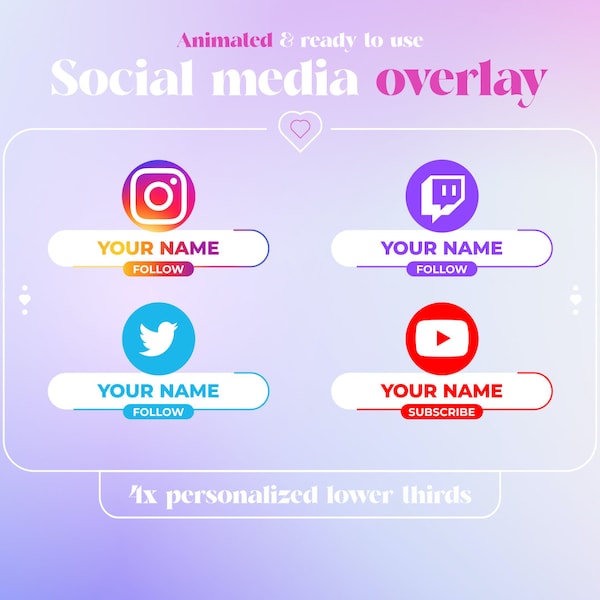 Social Media Buttons - Etsy