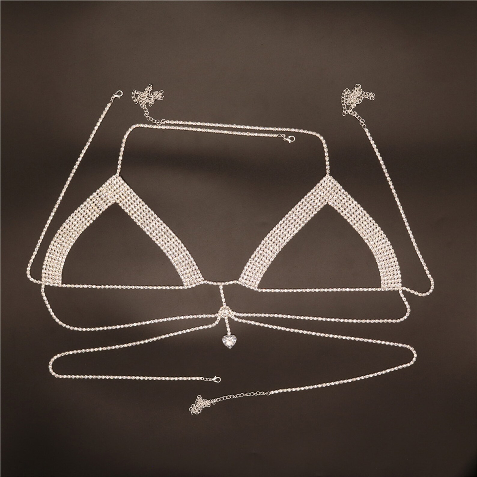 Diamond Chain Bra Chainbody Chain Body Jewelryexquisite Body - Etsy