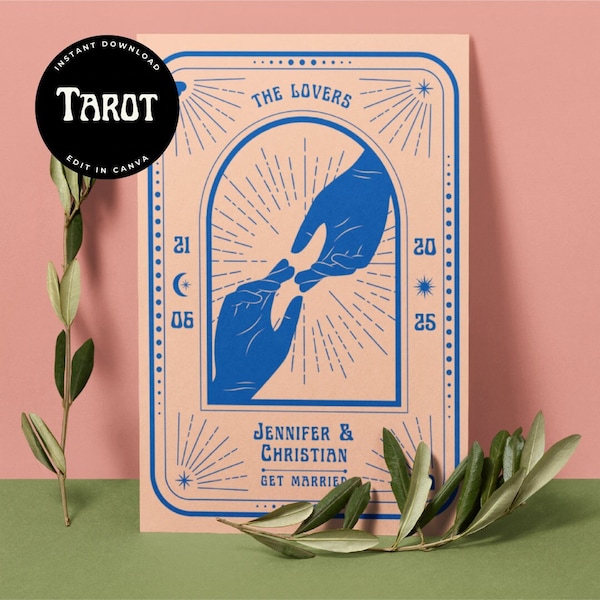 Tarot Wedding Invitation - Etsy