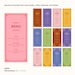 Wes Anderson Inspired Wedding Menu - Digital Editable Canva Template ...