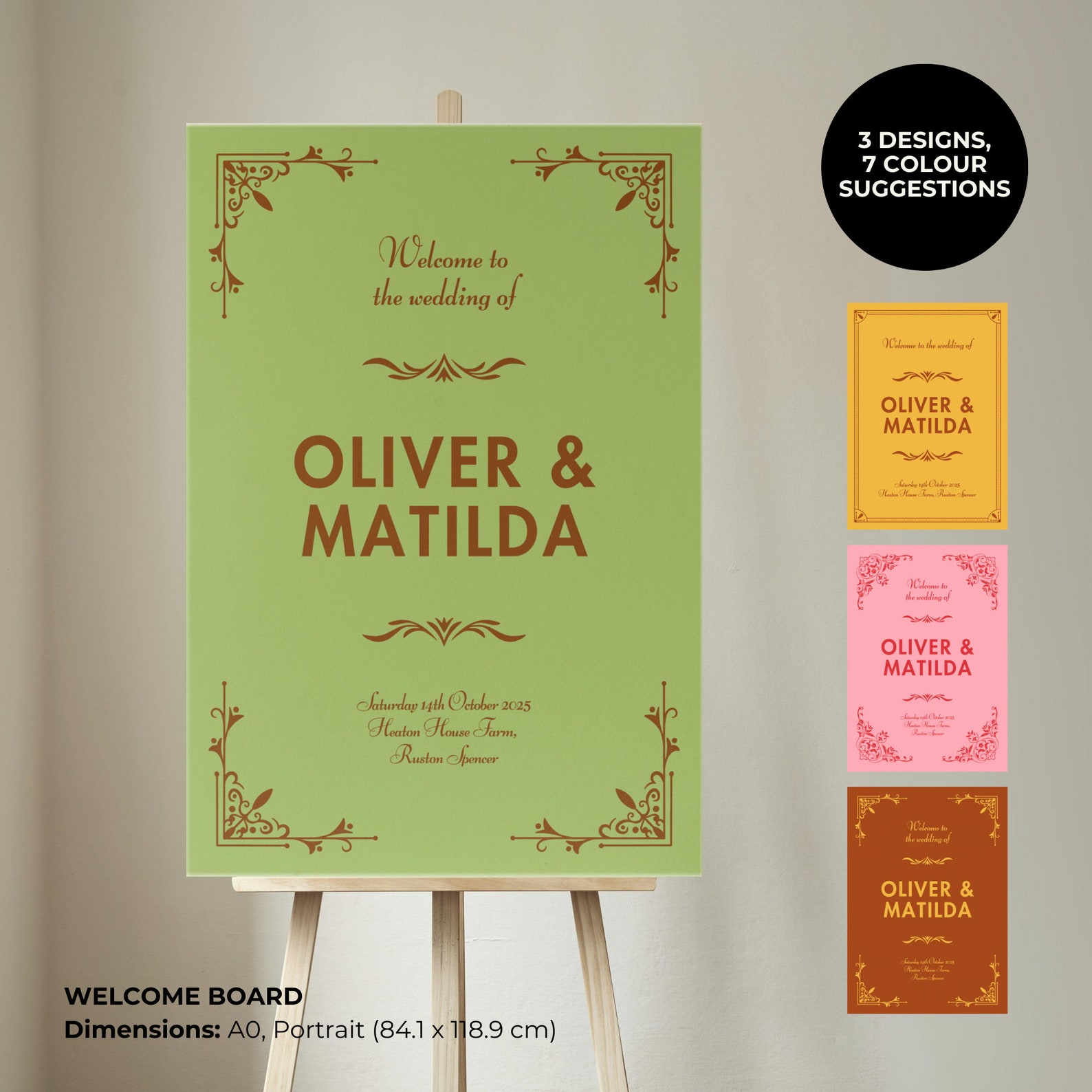 Wes Anderson Inspired Wedding Stationery Bundle - Digital Editable ...