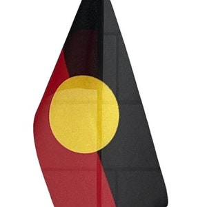 Aboriginal Indigenous Flag Table Desk Flag Wooden Base & Pole - Etsy ...