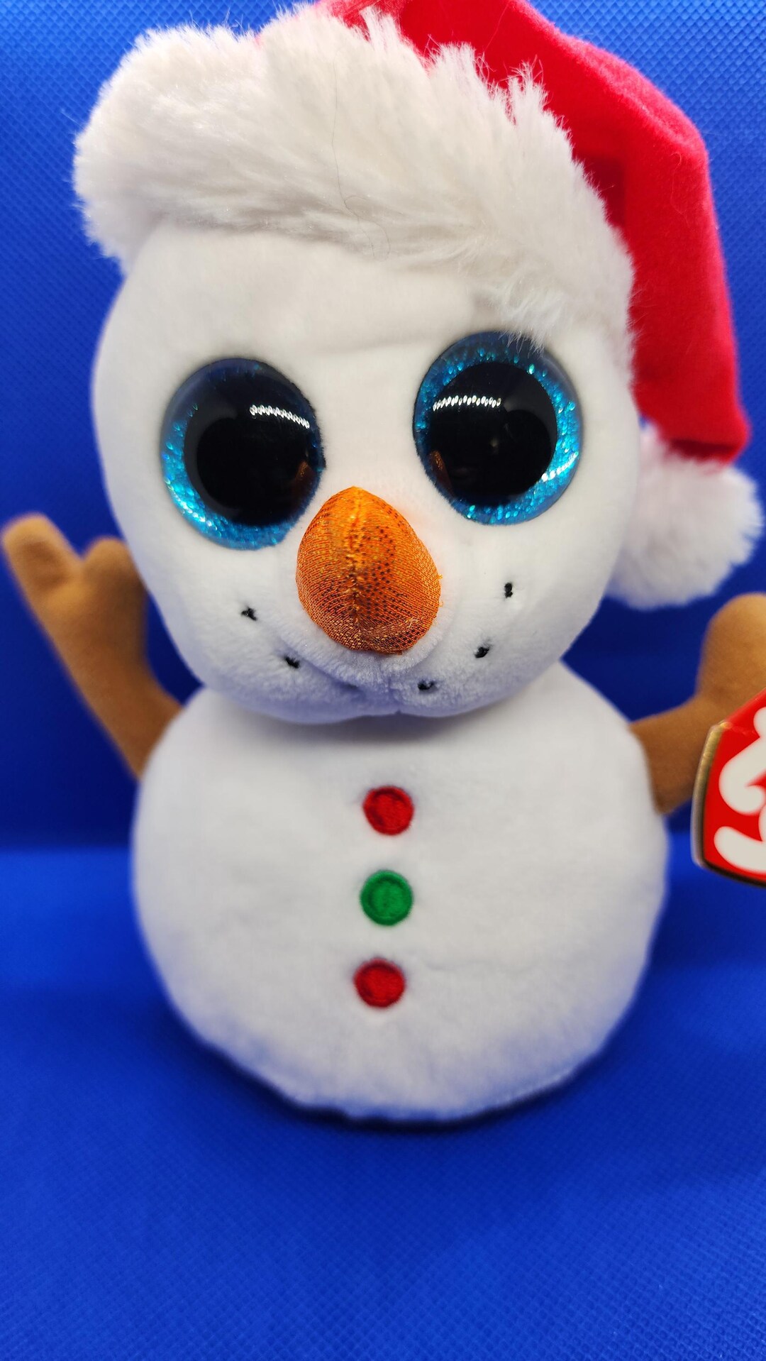 Scoop the Snowman TY Beanie Boo, Red Christmas Hat, 6” Plush - Etsy