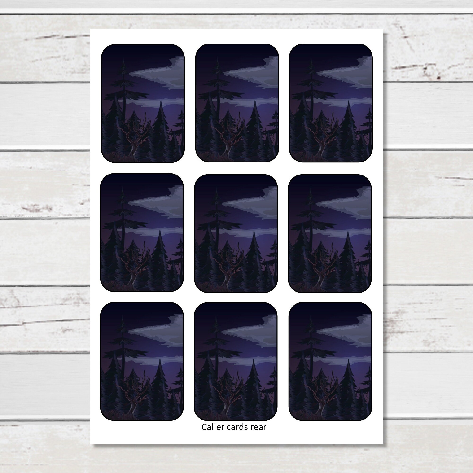 Halloween Bingo Printable, Blank Board Game, Educational Board Game ...