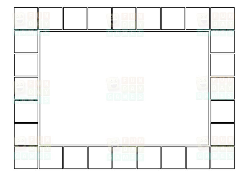 Printable Board Game Template 2 Blank Board Game Classroom Board Game Education Resource