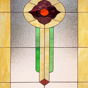 Customizable Stained Glass Window Cling - Frosted Church Crosses Design ...