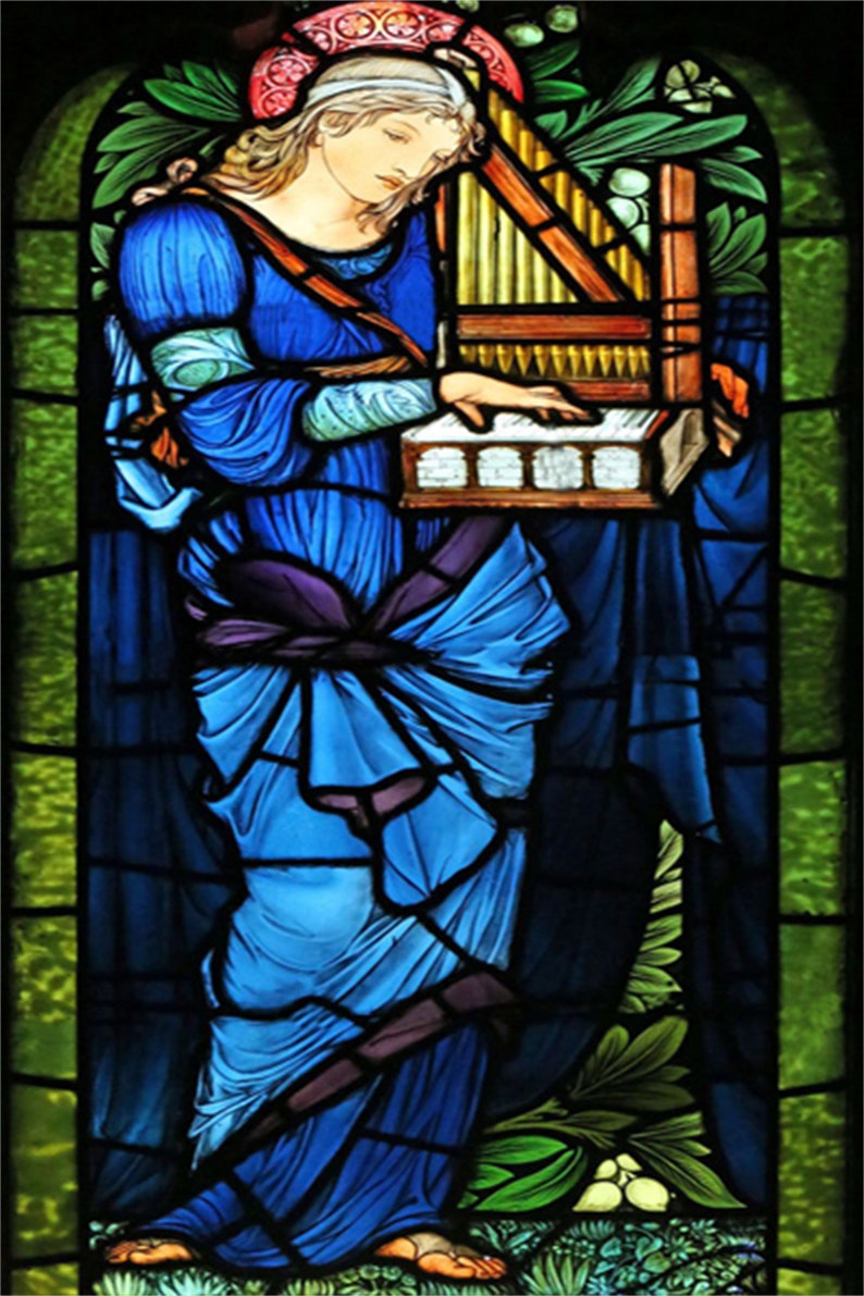 Custom Size Church Sticker Stained Glass Window Film Kitchen - Etsy