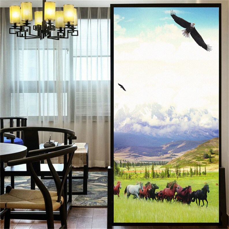 Customized Decorative Windows Film Privacy Grassland Scenery - Etsy