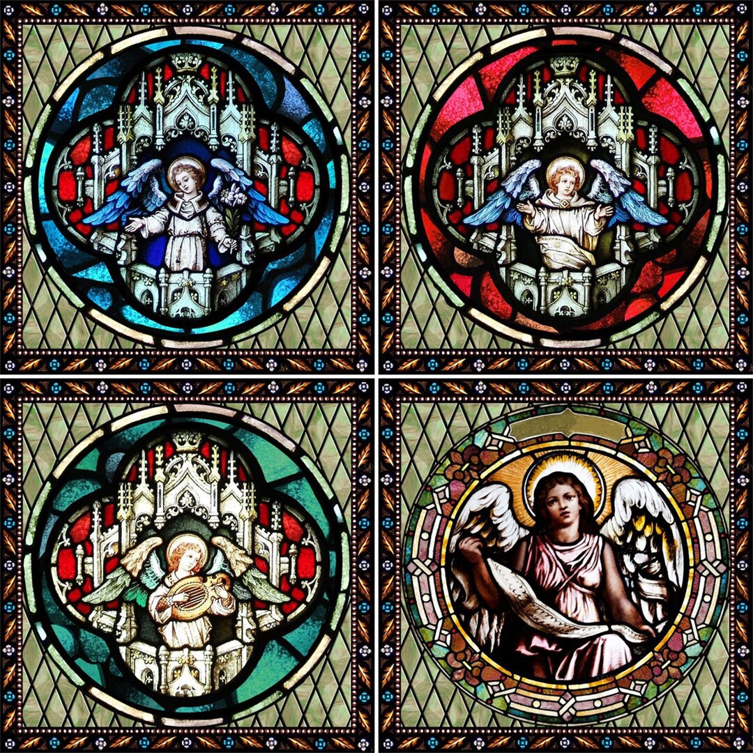 Window Film Stained Glass Sticker Custom Made Static Cling Frosted ...