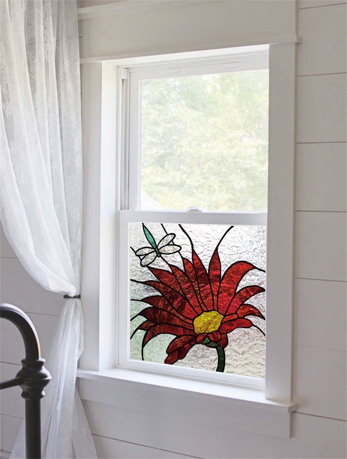 Customized Art Deco Design Birds Static Cling Stickerwindow - Etsy