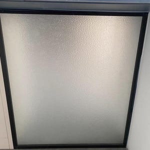3D Ripple Glass Window Film - Semi-transparent Frosted Privacy Cling ...