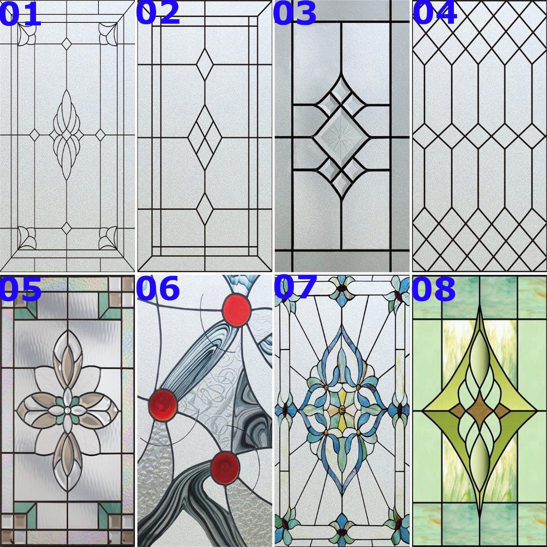 Customized Window Film Stained Glass Films Frosted Church - Etsy