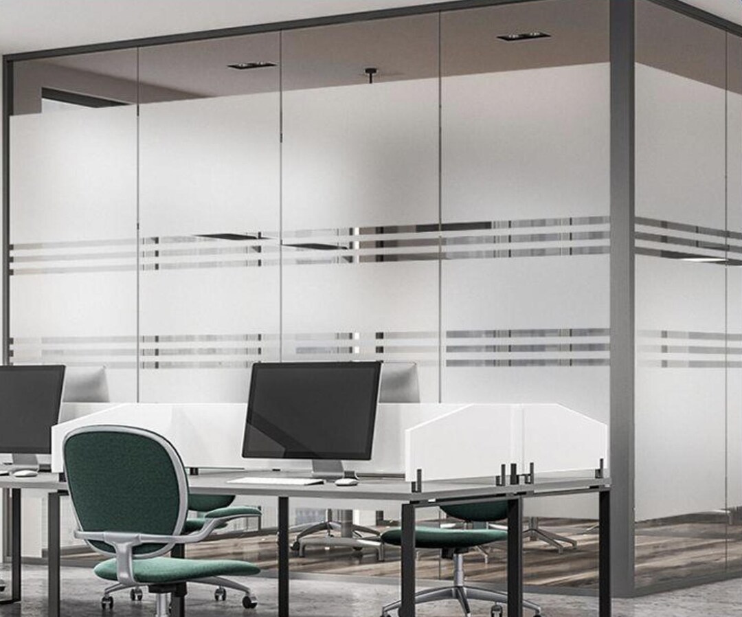 Frosted Glass Privacy Film - Static Cling, Window Tint, Decorative ...
