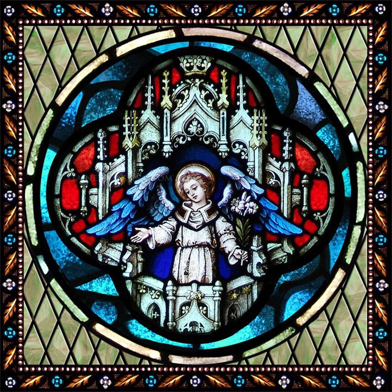 Window Film Stained Glass Sticker Custom Made Static Cling - Etsy