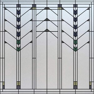 Window Film Stained Glass Decorative Window Sticker Privacy Frosted ...