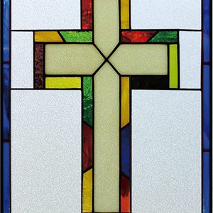 Customized Window Film Frosted Stained Glass Films Cross Dove Lily ...