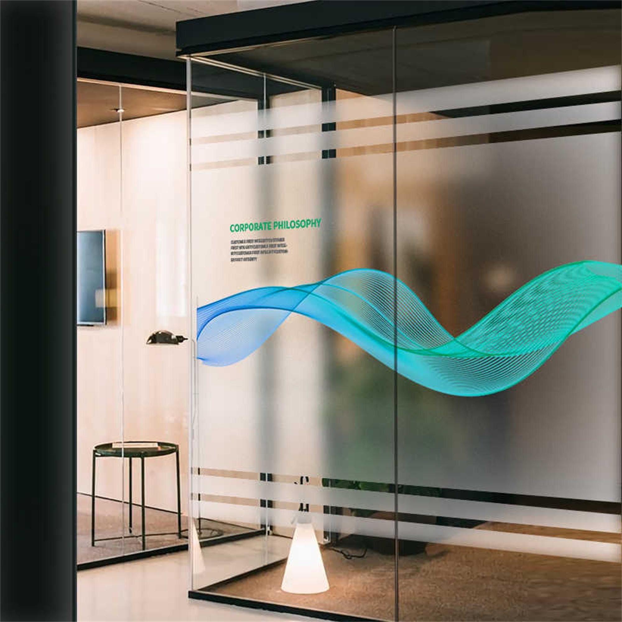 Glass Door Sticker Design