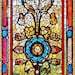 Decorative Window Tinting Film - Custom Flower Pattern, Stained Glass ...