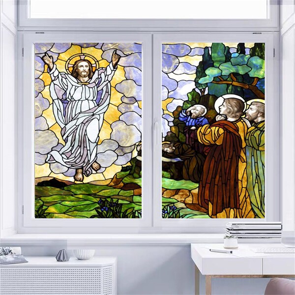 Catholic Stained Glass Window Stickers - Etsy