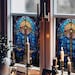 Christian Cross Stained Glass Window Film - Religious Decorative ...