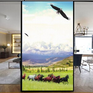 Customized Decorative Windows Film Privacy Grassland Scenery - Etsy