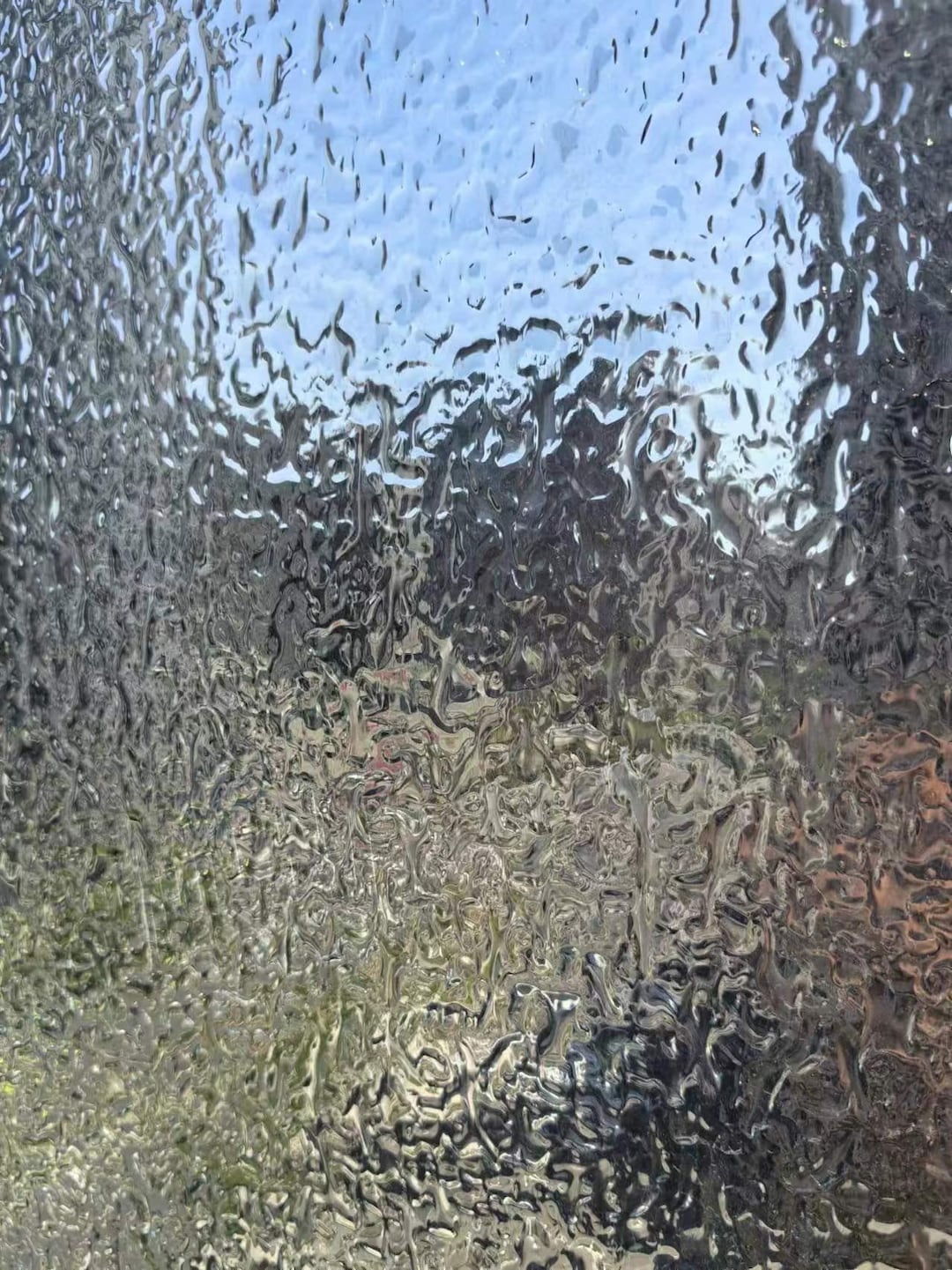 3D Ripple Glass Window Film - Semi-transparent Frosted Privacy Sticker ...