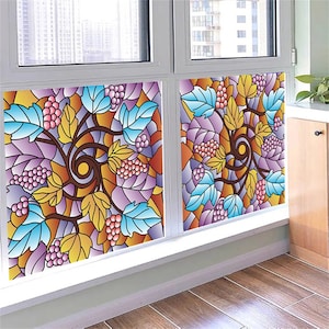 Custom Size Window Film Victorian Stained Glass Films Customized Church ...