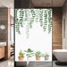 Window Film Privacy Green Plants Glass Sticker UV Blocking Heat Control ...