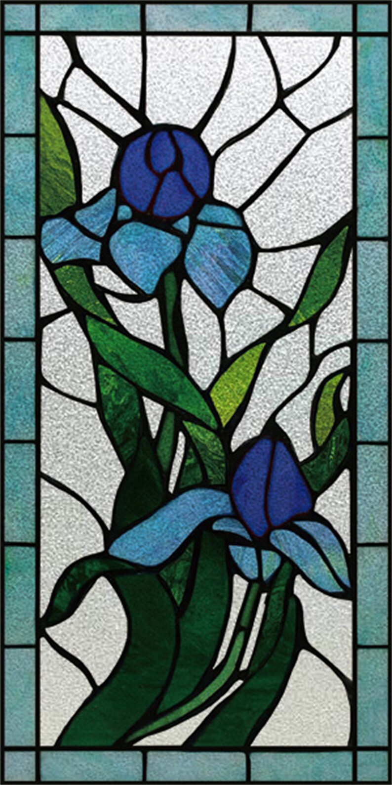 Privacy Window Film Stained Glass Decorative Window Film - Etsy