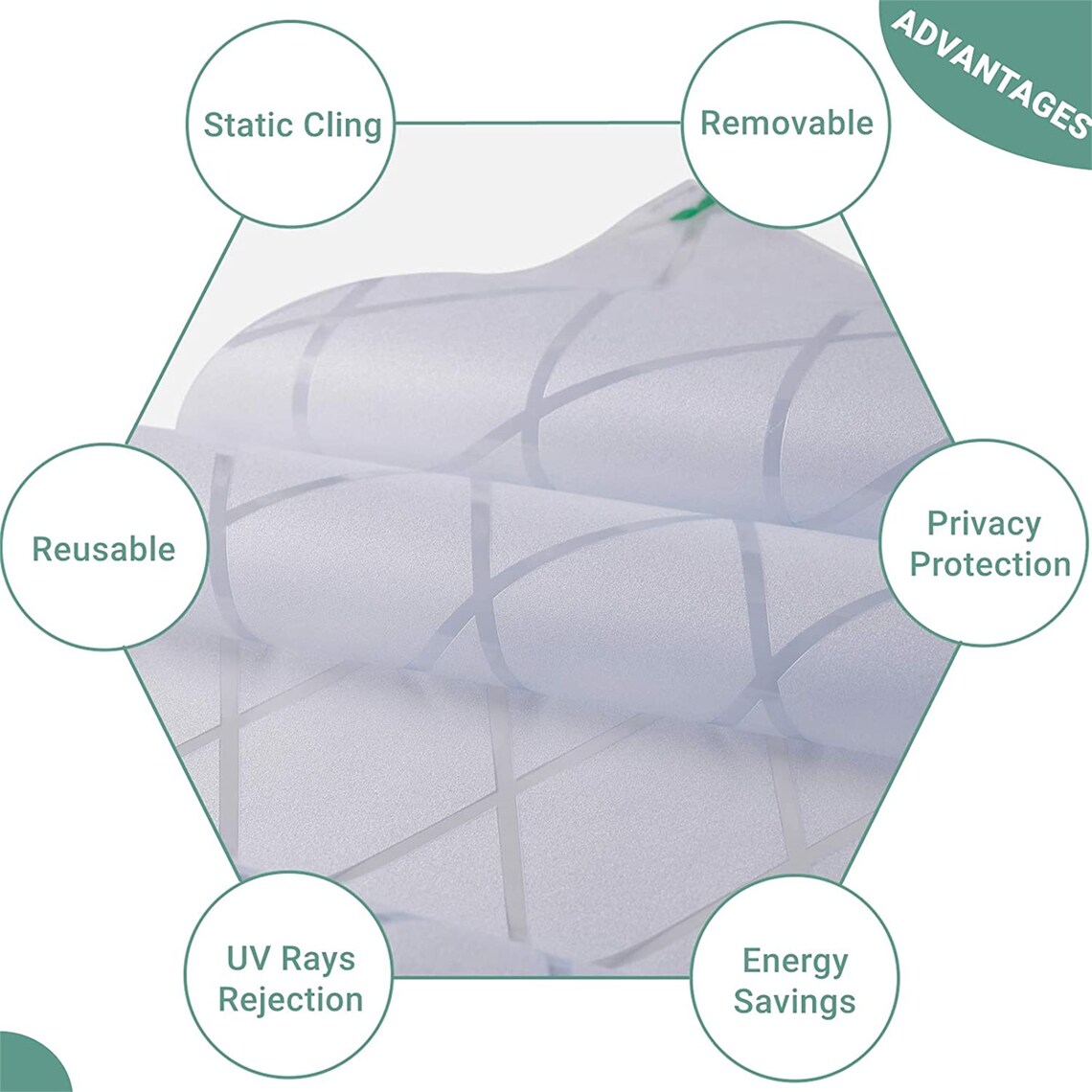 Lattice Frosted Window Film Window Privacy Film Static Cling - Etsy