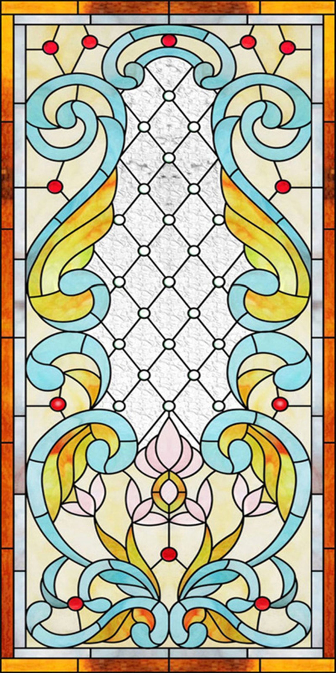 Static Cling Decorative Window Film Vinyl Non Adhesive Privacy - Etsy