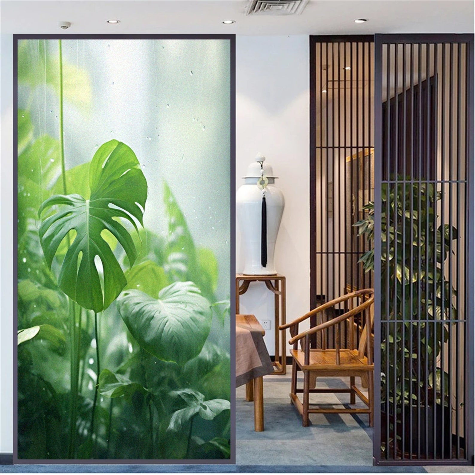 Static Cling Window Film Privacy UV Protection Heat Control Stickers ...