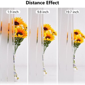 Matte Stripe Window Film Stained Glass Decorative Uv Sticker Privacy ...