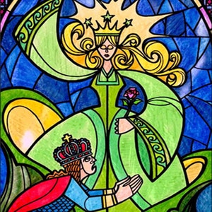 Customsize Stained Glass Window Film Frosted Glass Sticker Forest ...