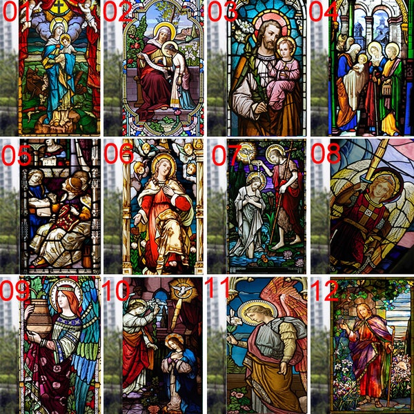 Virgin Mary Window Film - Etsy