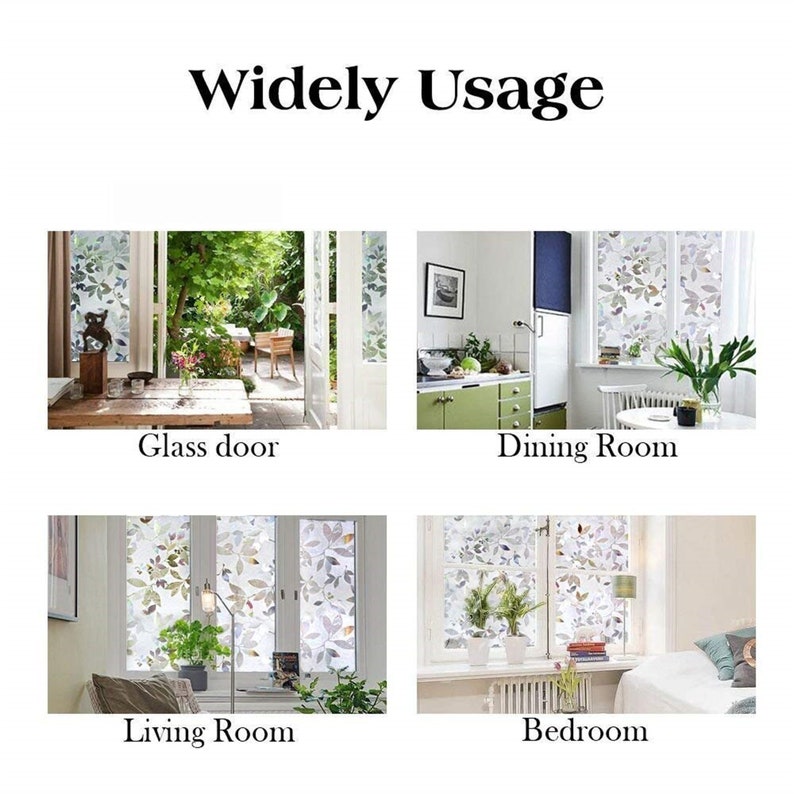 3D Crystal Decorative Stained Glass Window Film Removable Self - Etsy