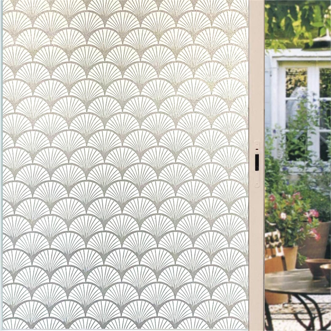 Matte Window Film Stained Glass Decorative Uv Vinyl Sticker Frosted ...