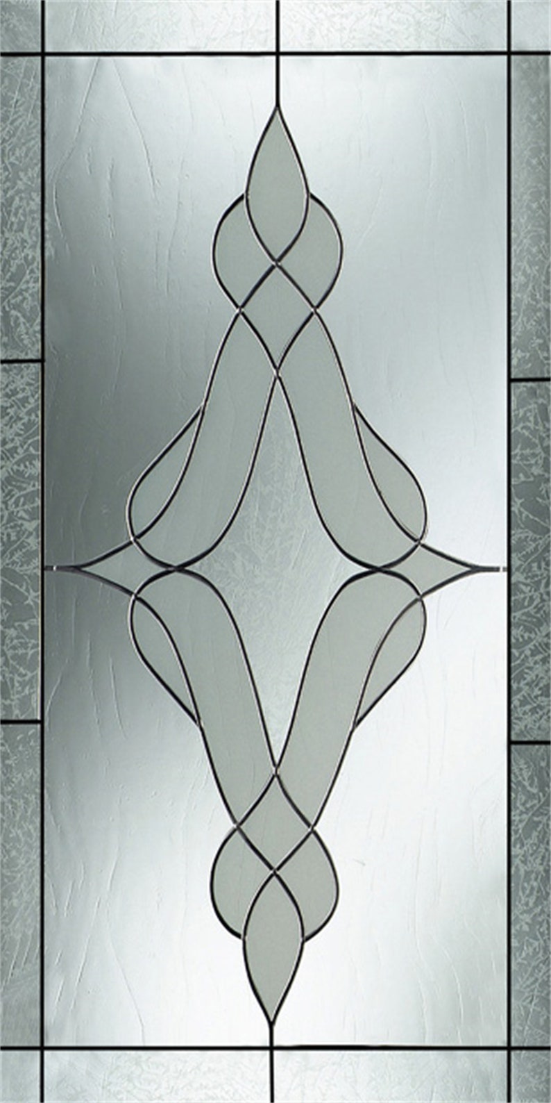 Decorative UV Window Film - Custom Size, Stained Glass Design, Privacy ...