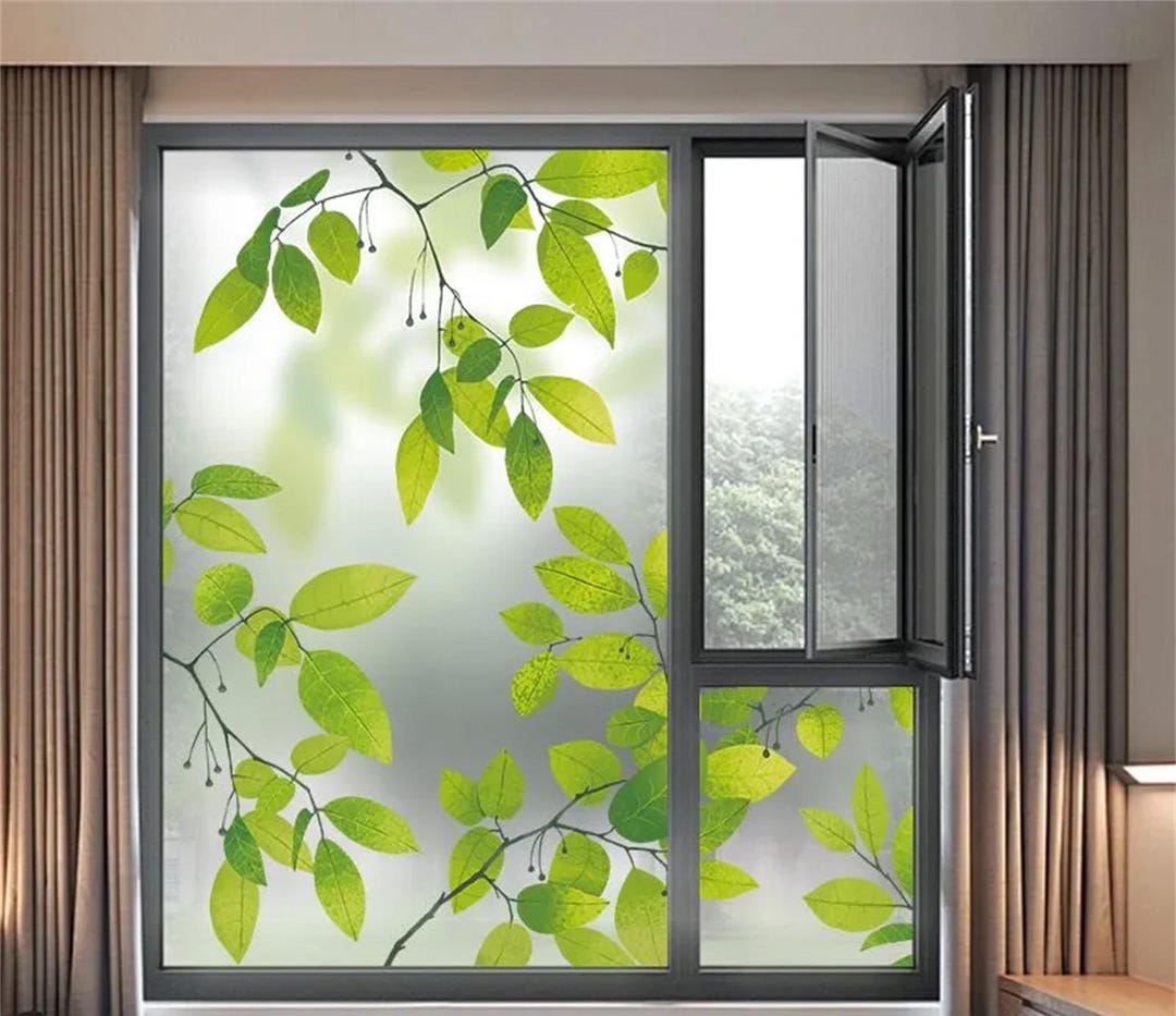 Frosted Glass Privacy Film for Doors and Windows – Glue-free, Light ...