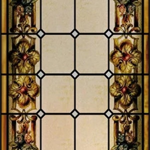 Custom-made Window Film Stained Glass Décor, Uv-blocking Window Sticker ...