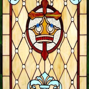 Decorative UV Window Film - Custom Size, Stained Glass Design, Privacy ...