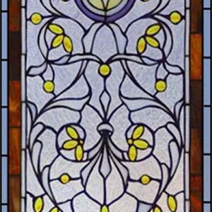 Custom-made Window Film Stained Glass Décor, Uv-blocking Window Sticker ...