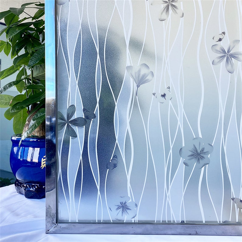 3D Matte Window Film Privacy Self Adhesive Frosted Vinyl Glass - Etsy